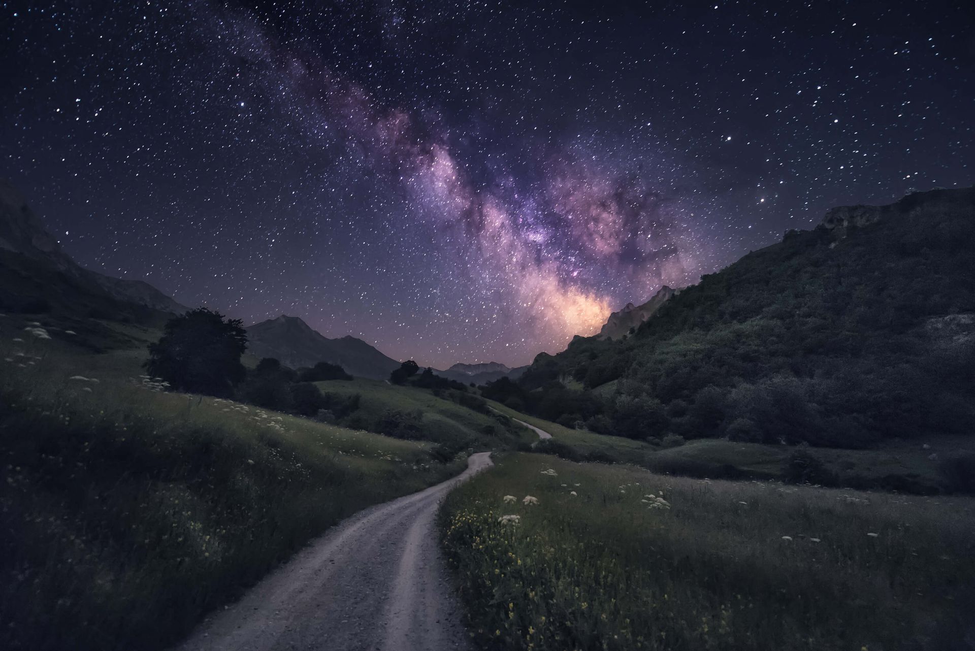 Fototapete - Path to the Stars - Fototapete