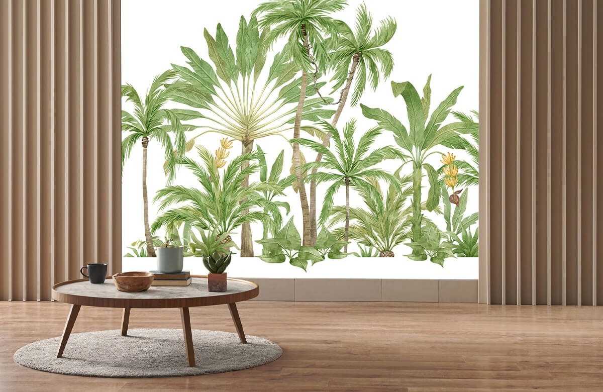 Palmen Design - Fototapete